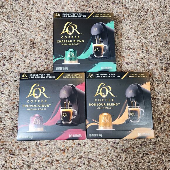 L'OR | Kitchen | New Lor Lightmedium Varietyroast 3 Boxes 3 Count ...